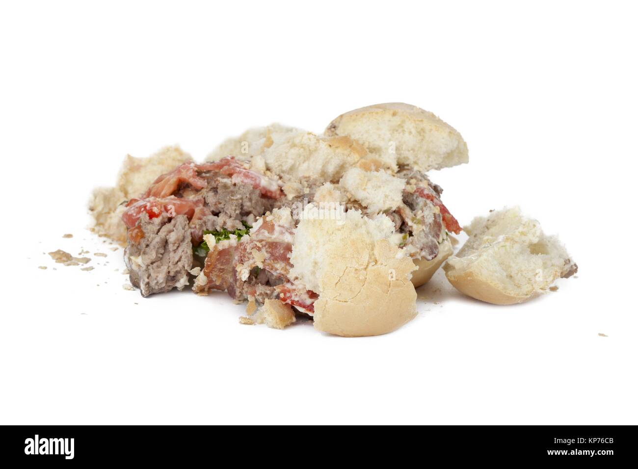 Crushed hamburger hi-res stock photography and images - Alamy