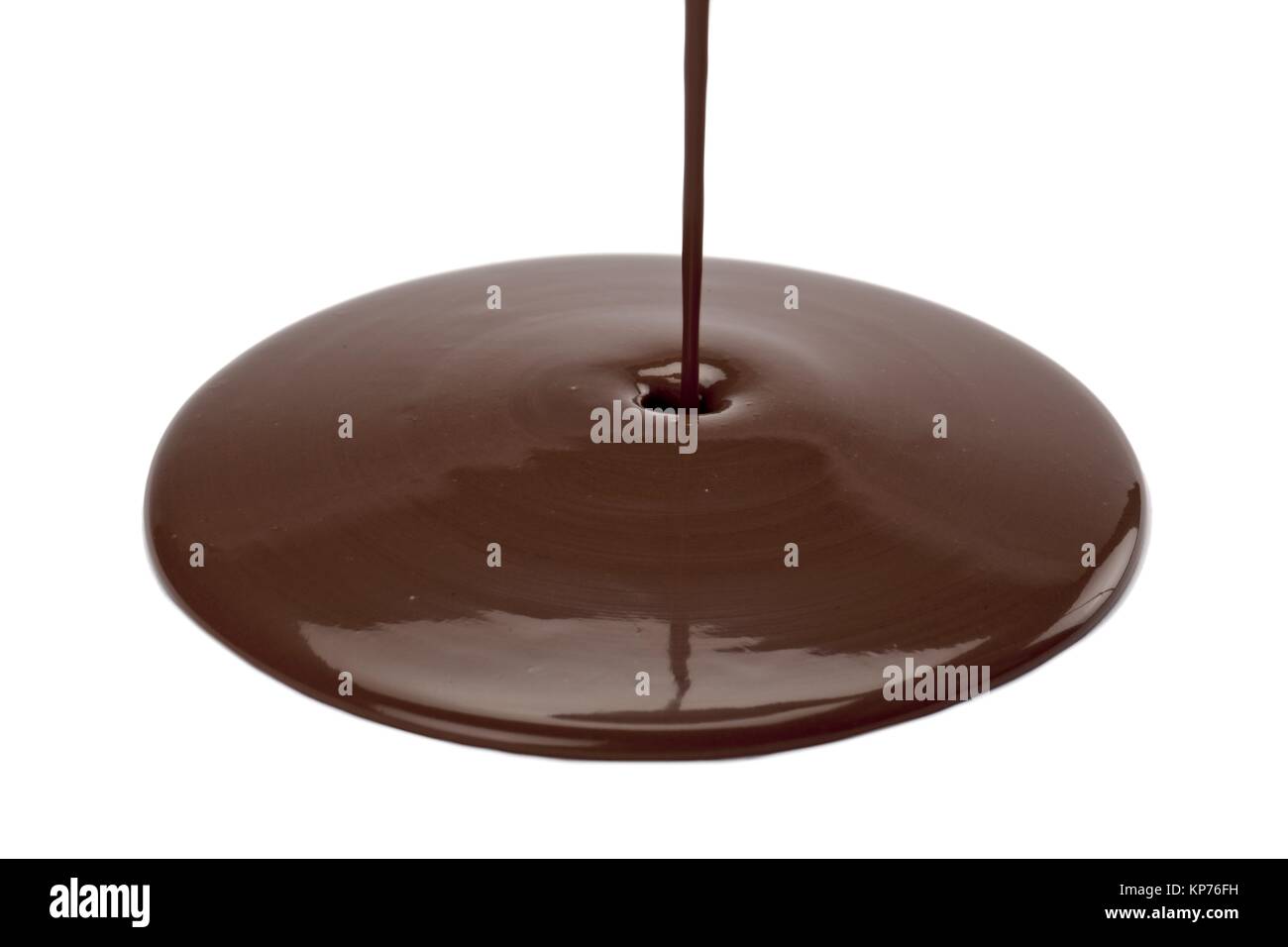 dark chocolate syrup on white Stock Photo - Alamy