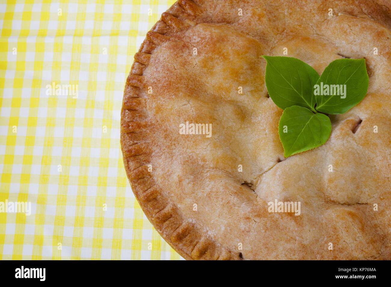 detailed view of a apple pie Stock Photo - Alamy