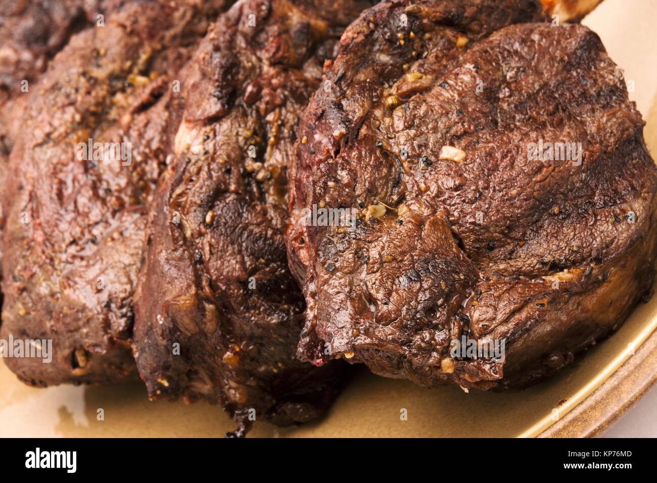 detailed view of cooked beef Stock Photo - Alamy