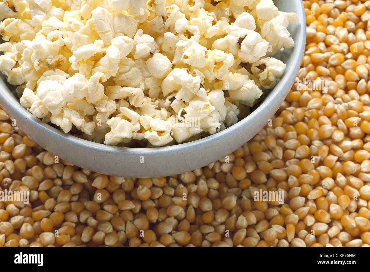 dried corn beans and pop corn bowl Stock Photo - Alamy
