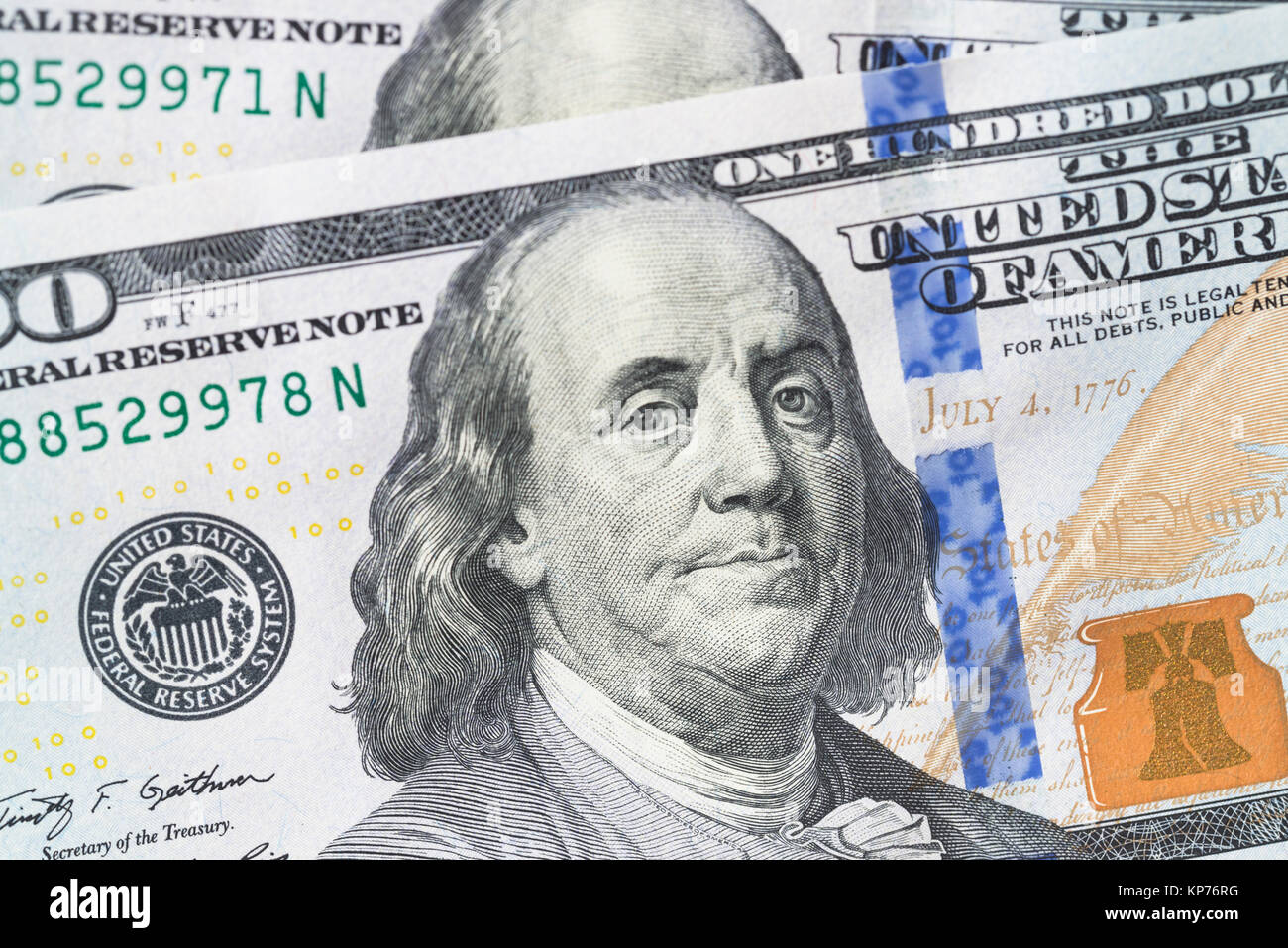 100 US dollar bills Stock Photo - Alamy