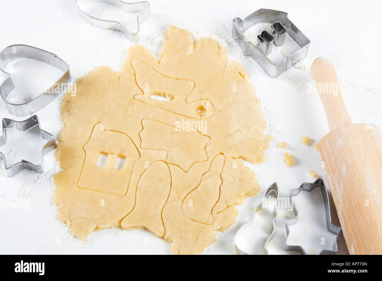 Process of baking cookies at home Stock Photo - Alamy