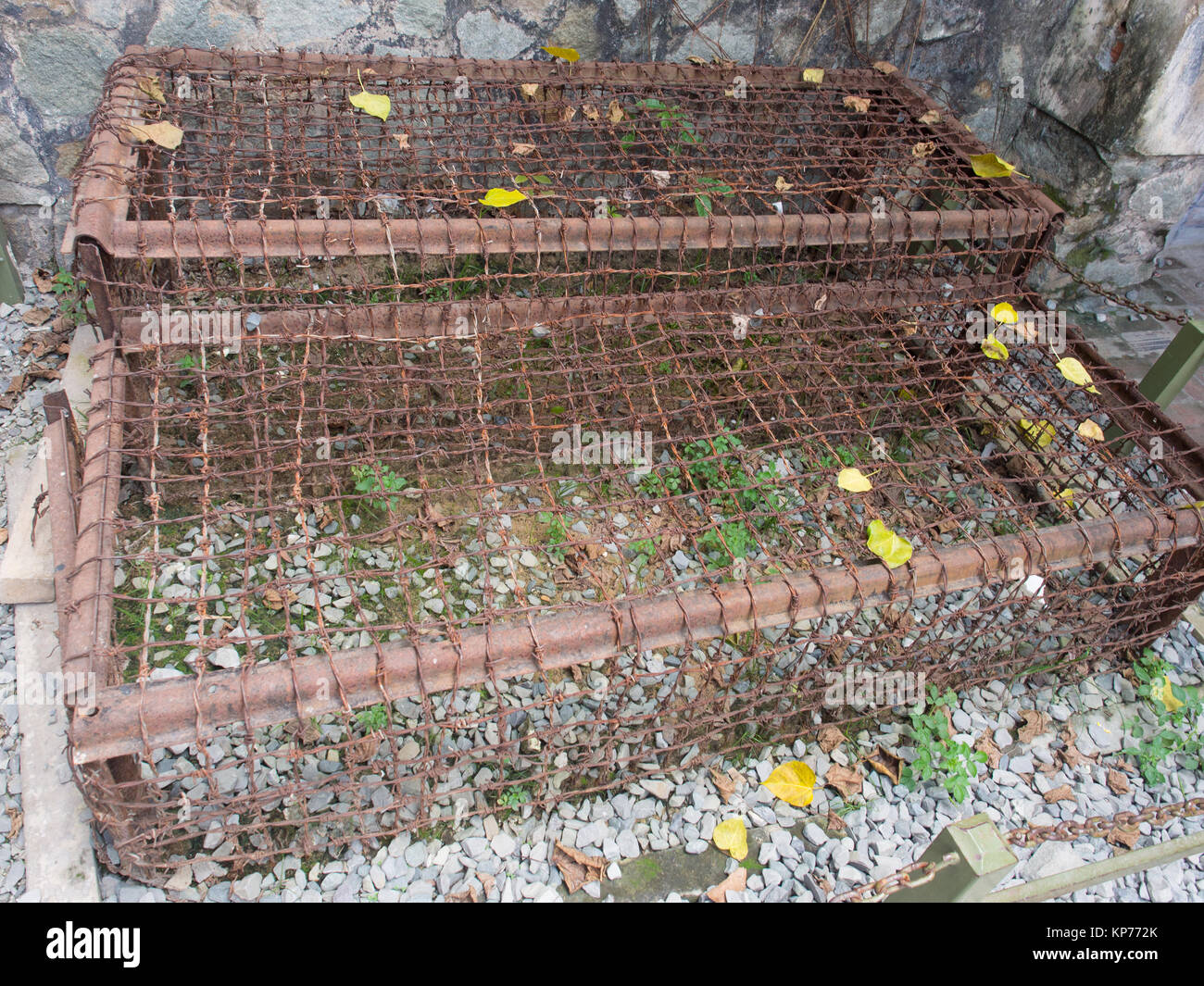 Vietnam War Tiger Cage Stock Photo - Alamy