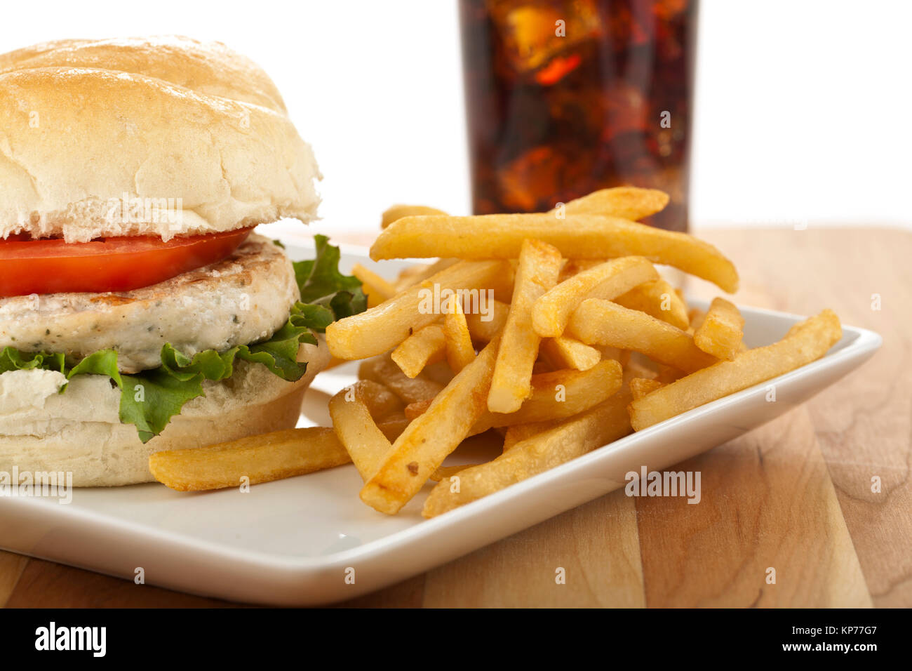 serving on fast food meal Stock Photo - Alamy