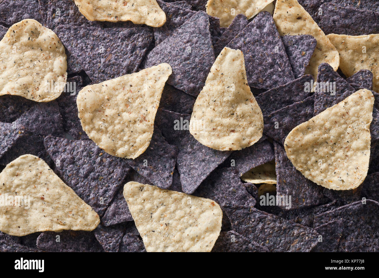blue nachos and tortilla chips Stock Photo - Alamy