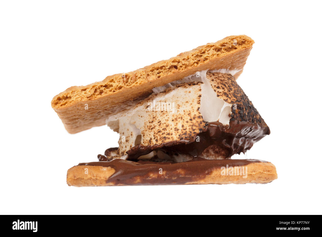 close up image of smore Stock Photo - Alamy