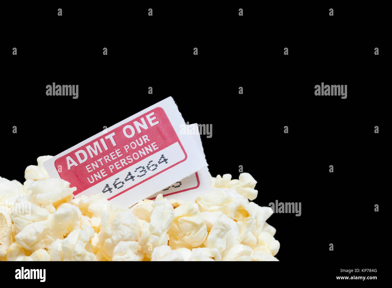 Pop corn tickets isolated hi-res stock photography and images - Alamy