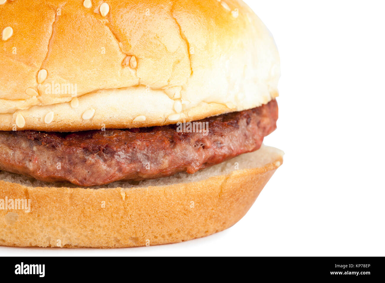 macro image of hamburger Stock Photo - Alamy