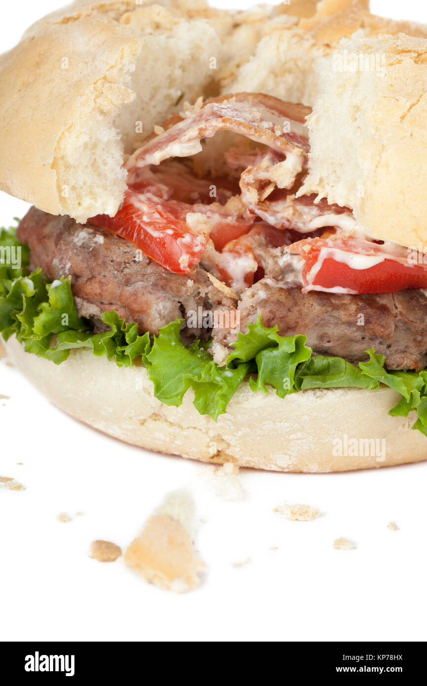 Crushed Hamburger High Resolution Stock Photography and Images - Alamy
