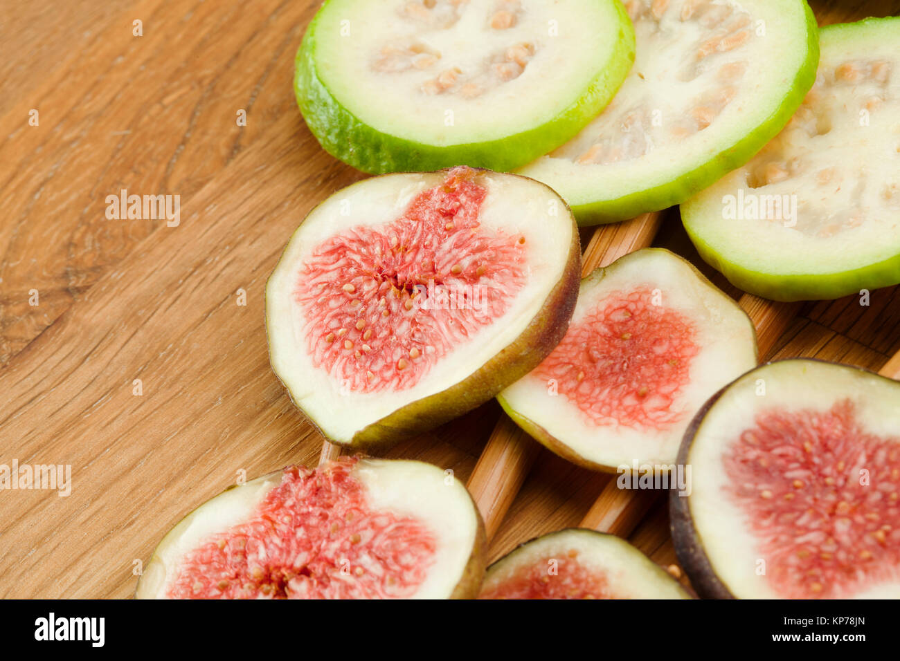 fig and guava fruits Stock Photo - Alamy