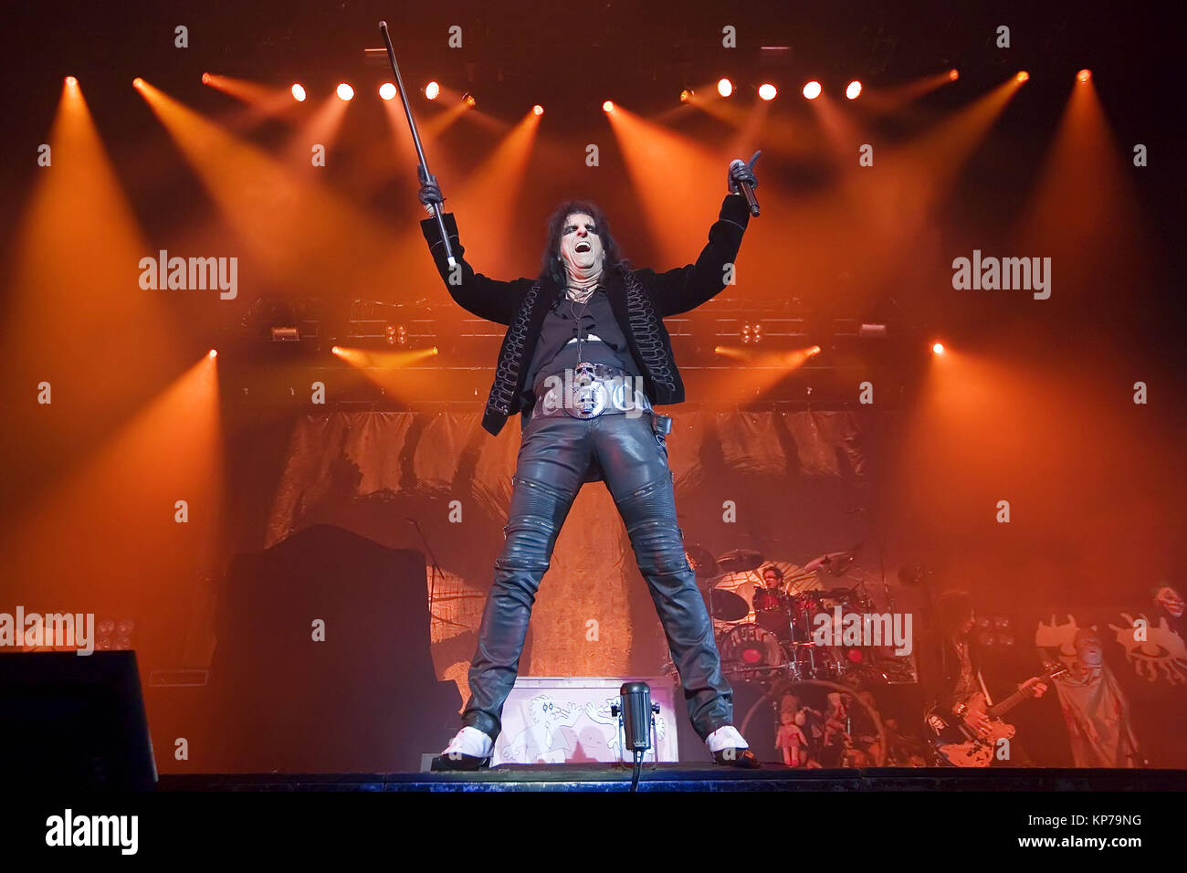 Alice Cooper performs live at the SSE Hydro in Glasgow. Alice was ...