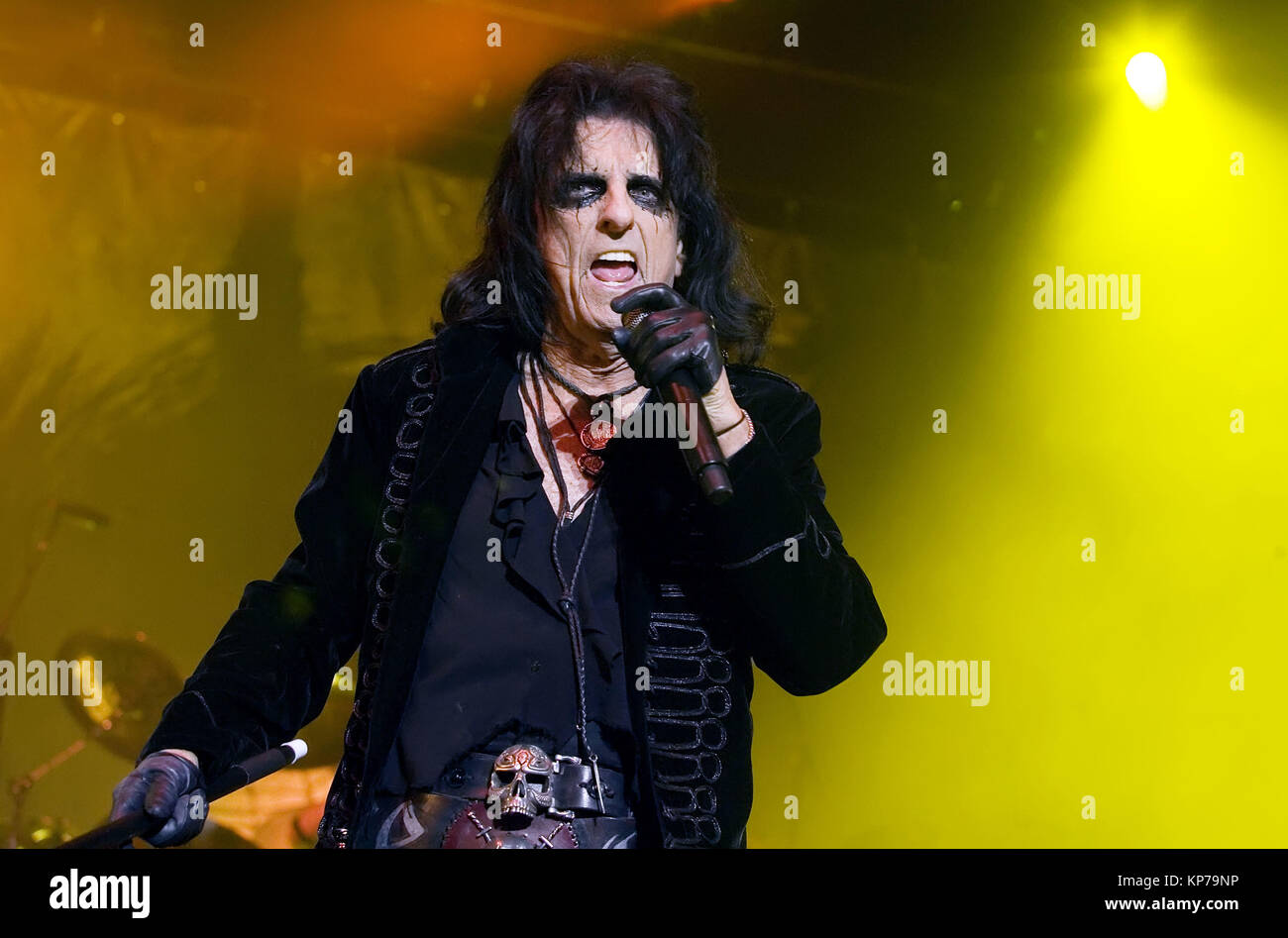Alice Cooper performs live at the SSE Hydro in Glasgow. Alice was ...