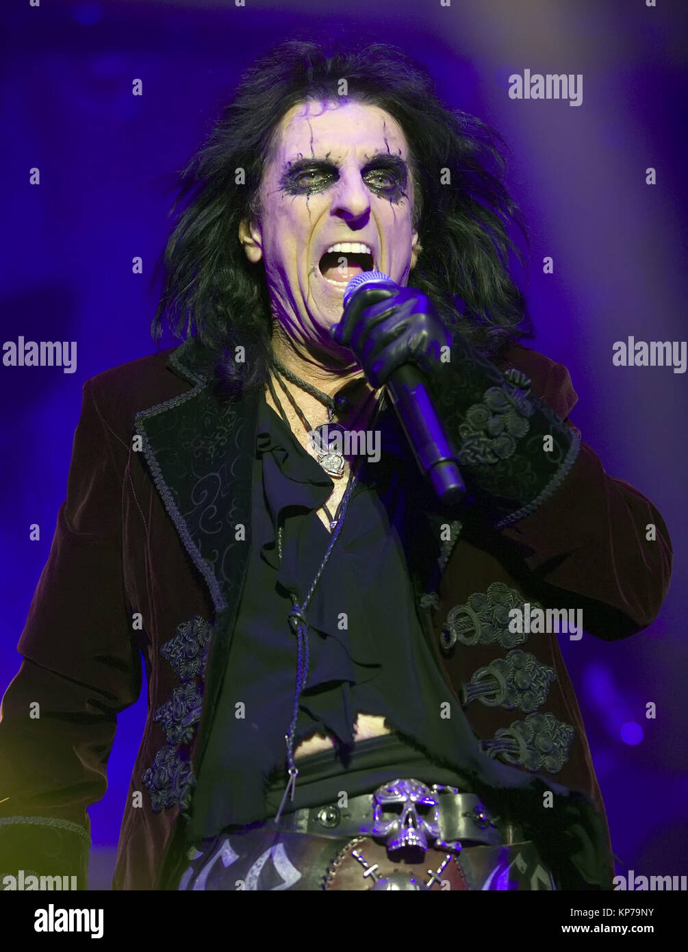 Alice Cooper performs live at the SSE Hydro in Glasgow. Alice was ...