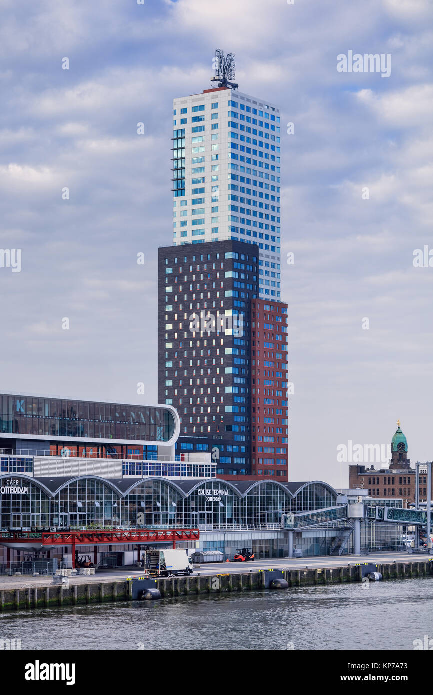ROTTERDAM-AUG. 14, 2017. Montevideo residential tower designed by ...