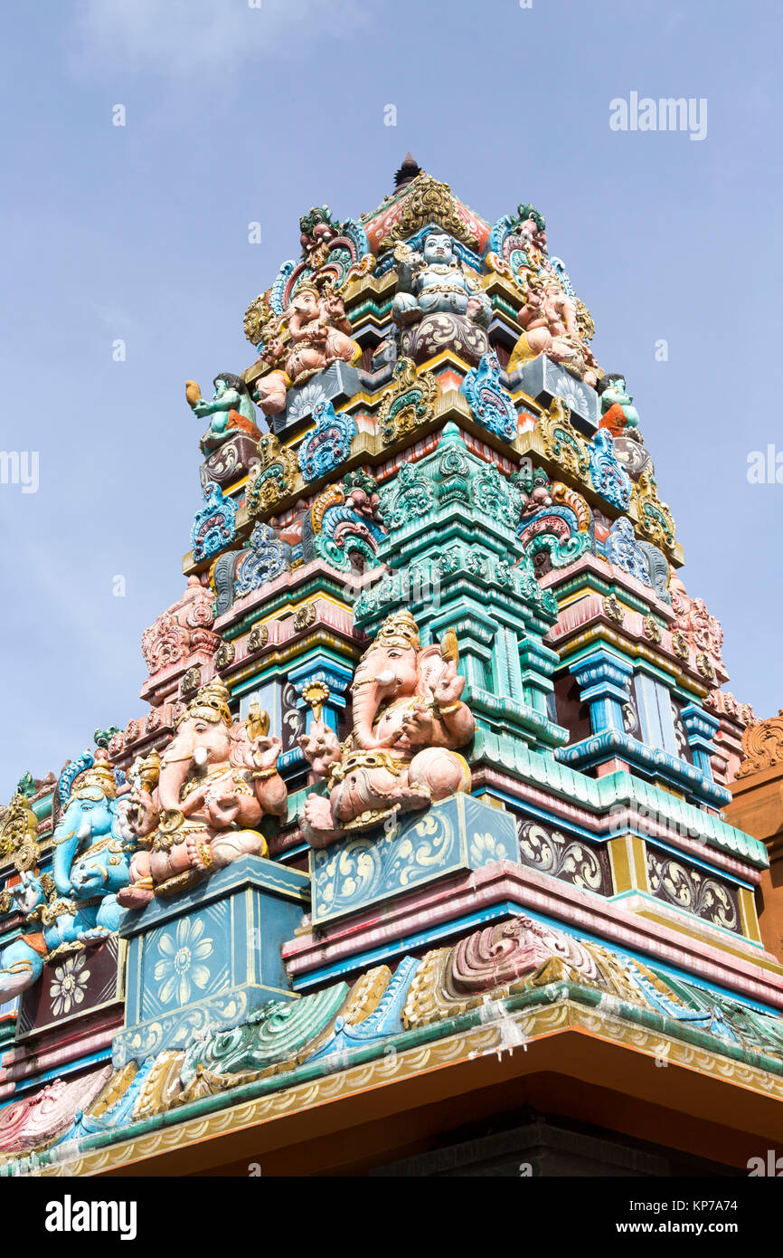 Hindu temple in town of Haputale, Badulla District, Uva Province, Sri ...