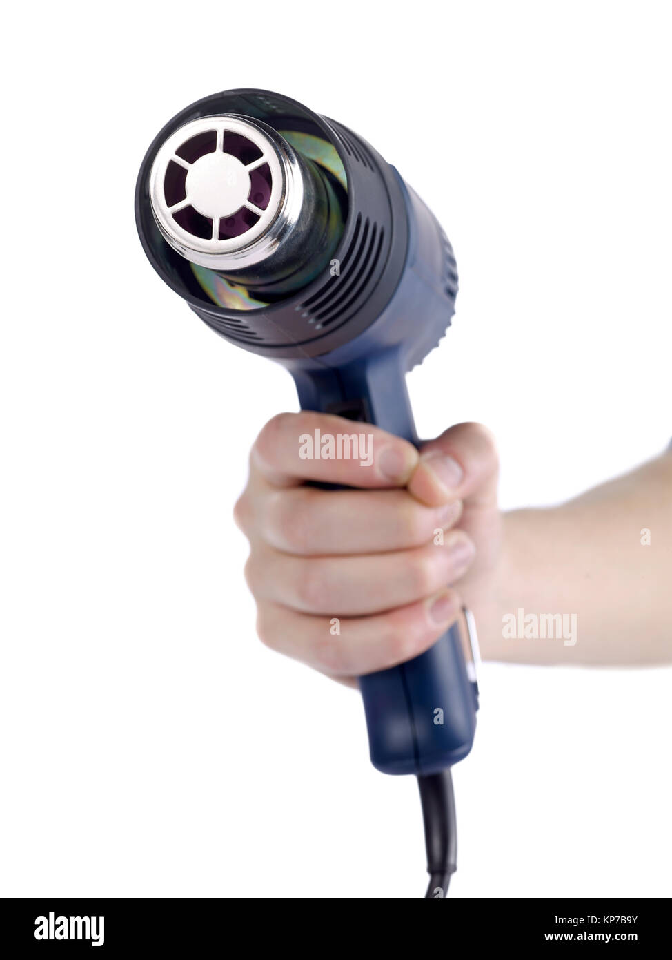 hand holding a heat gun Stock Photo - Alamy