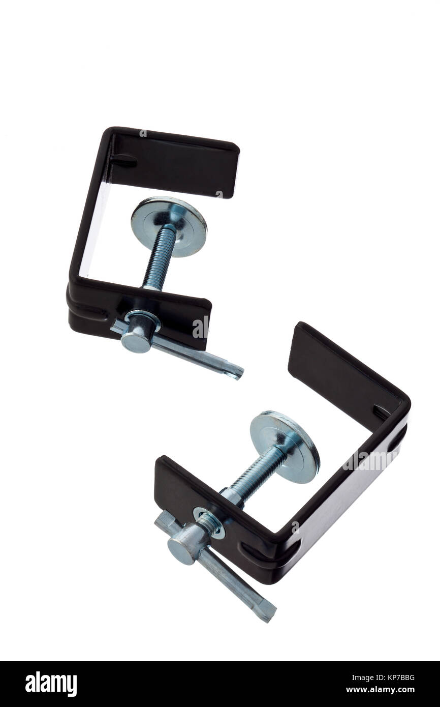 image of two clamps Stock Photo - Alamy