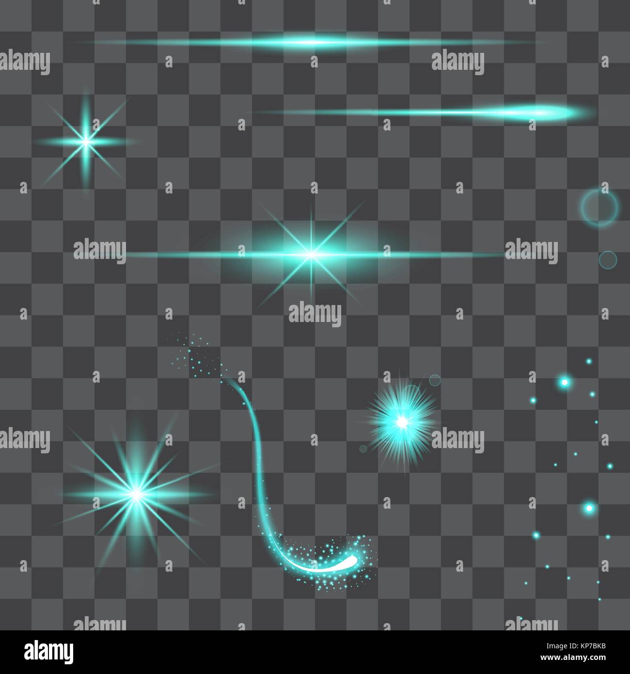 Light glow flare effects Stock Vector Image & Art - Alamy