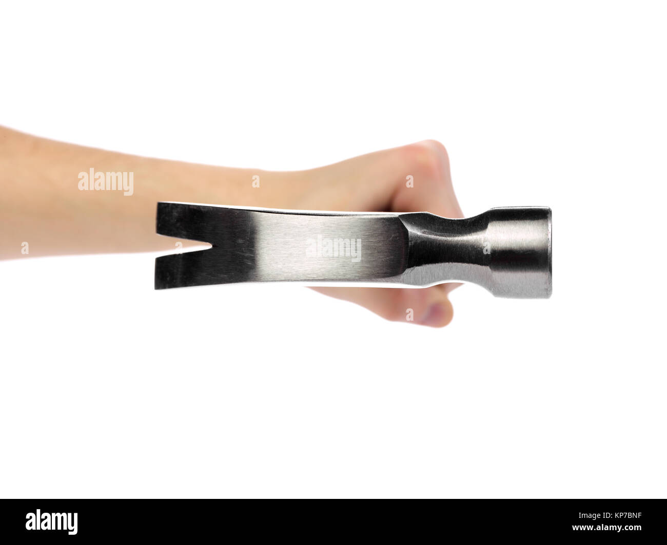 top view shot of a hand with hammer Stock Photo - Alamy