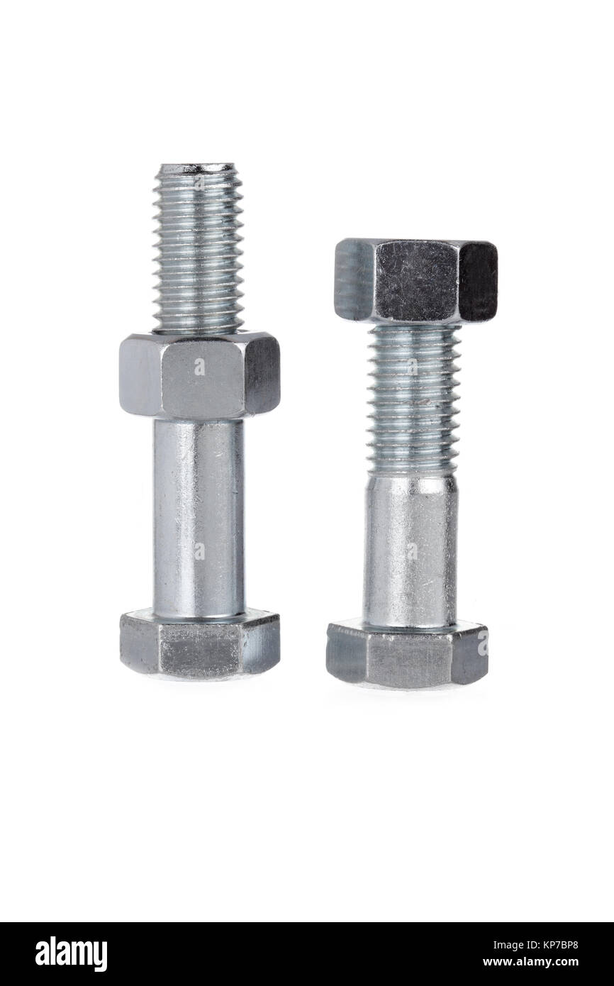 two nuts and two bolts Stock Photo - Alamy