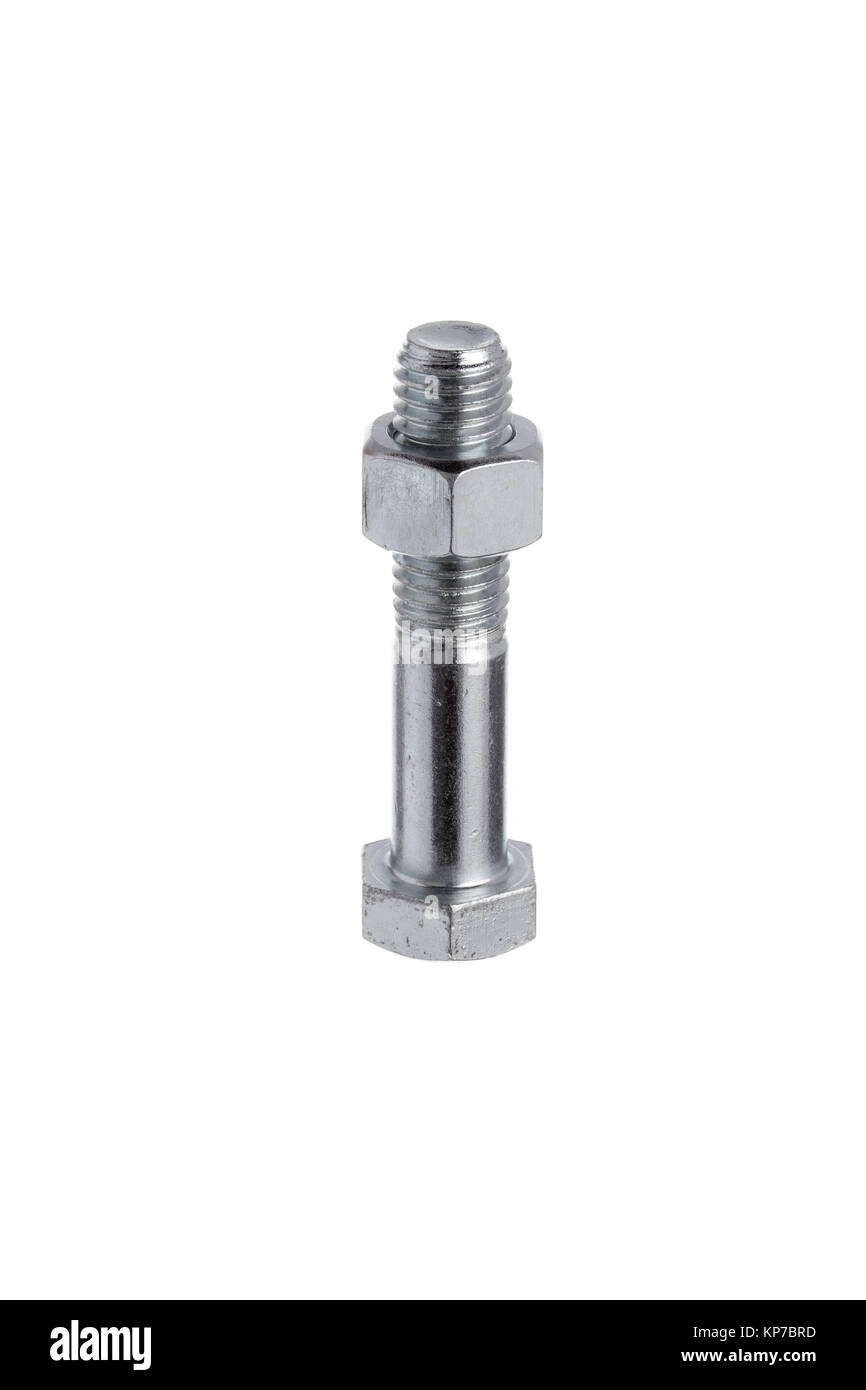 nut on bolt Stock Photo - Alamy