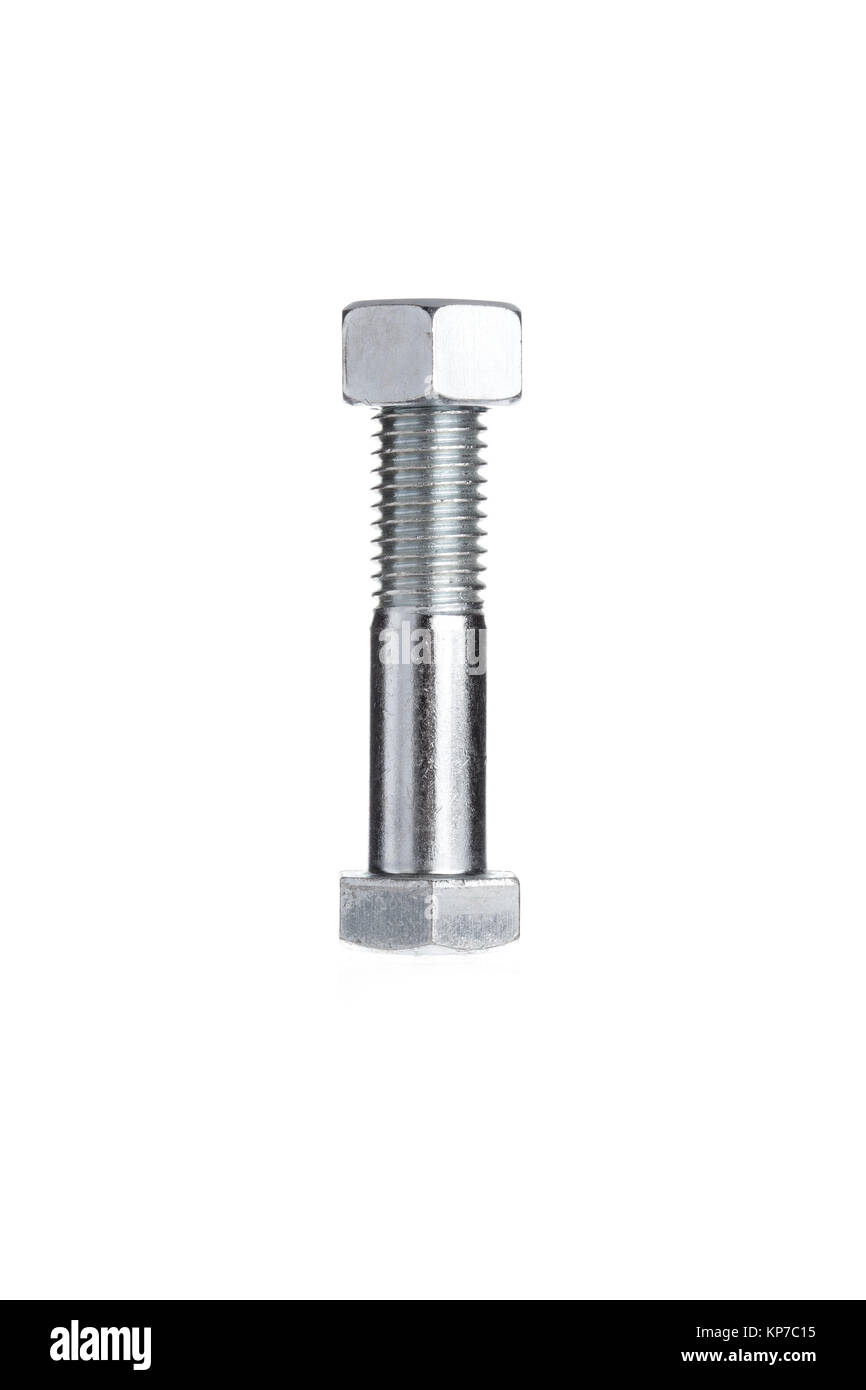 bolt with nut on top Stock Photo - Alamy