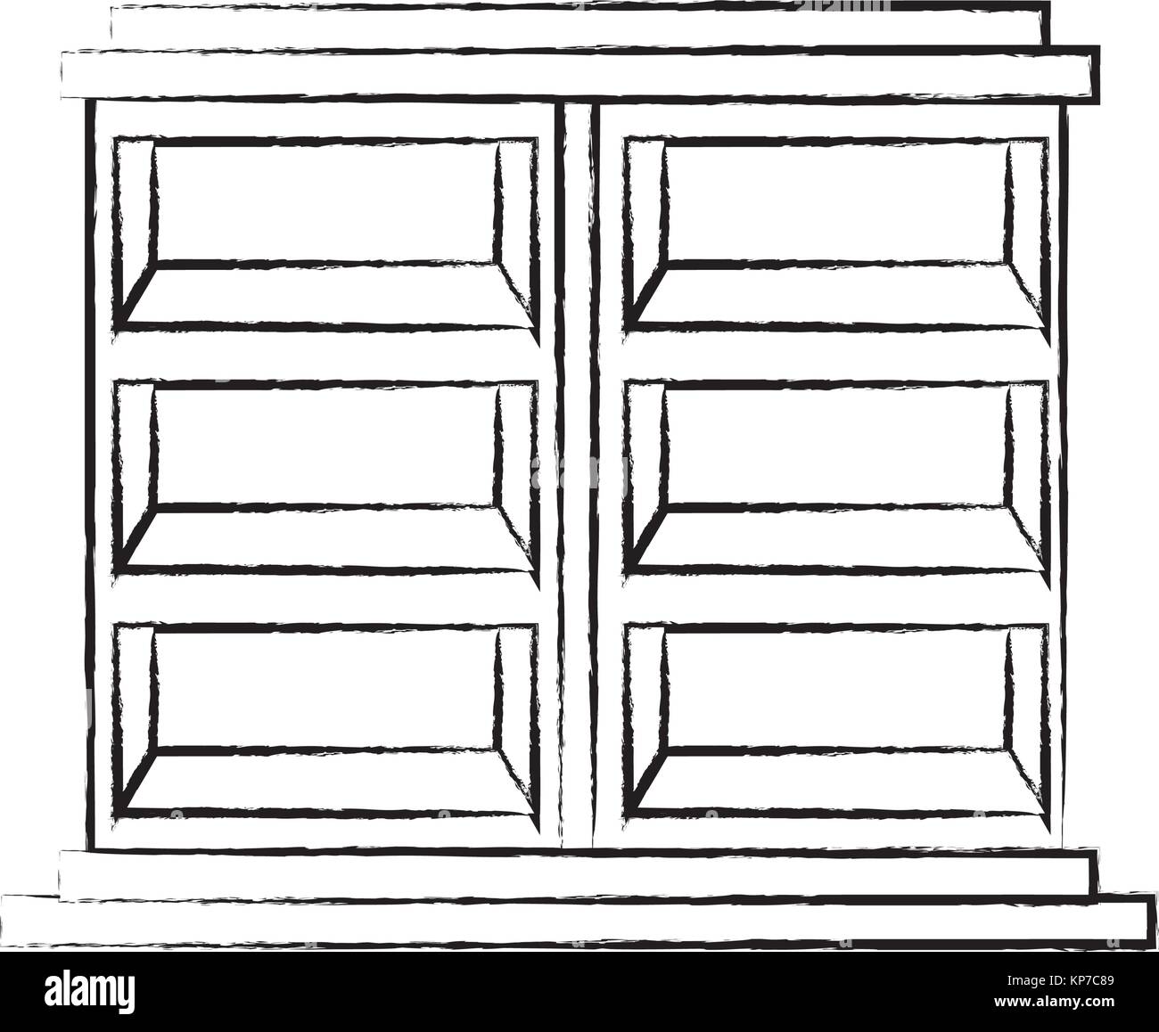 empty shelves unit icon Stock Vector Image & Art - Alamy