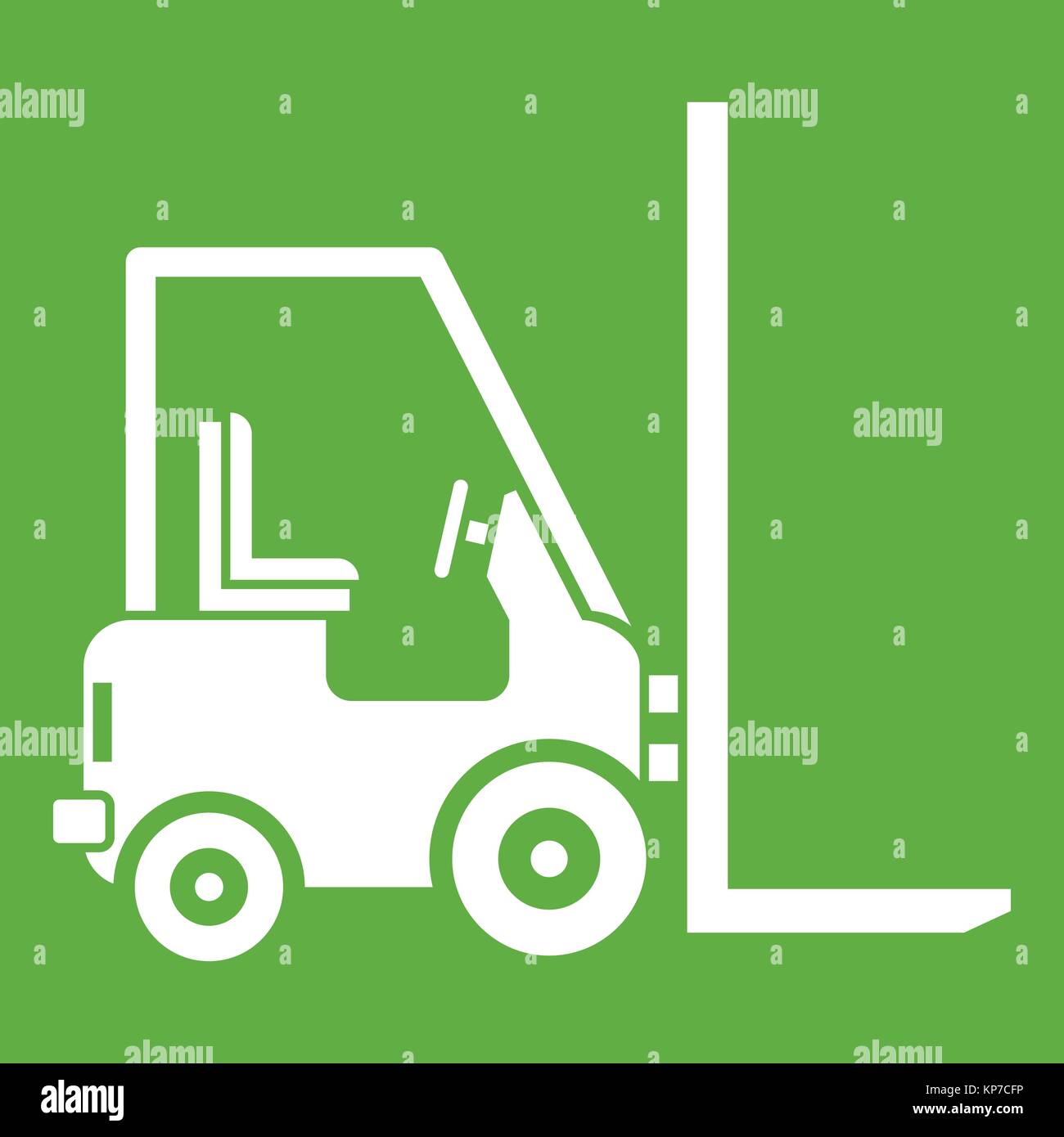Stacker loader icon green Stock Vector Image & Art - Alamy