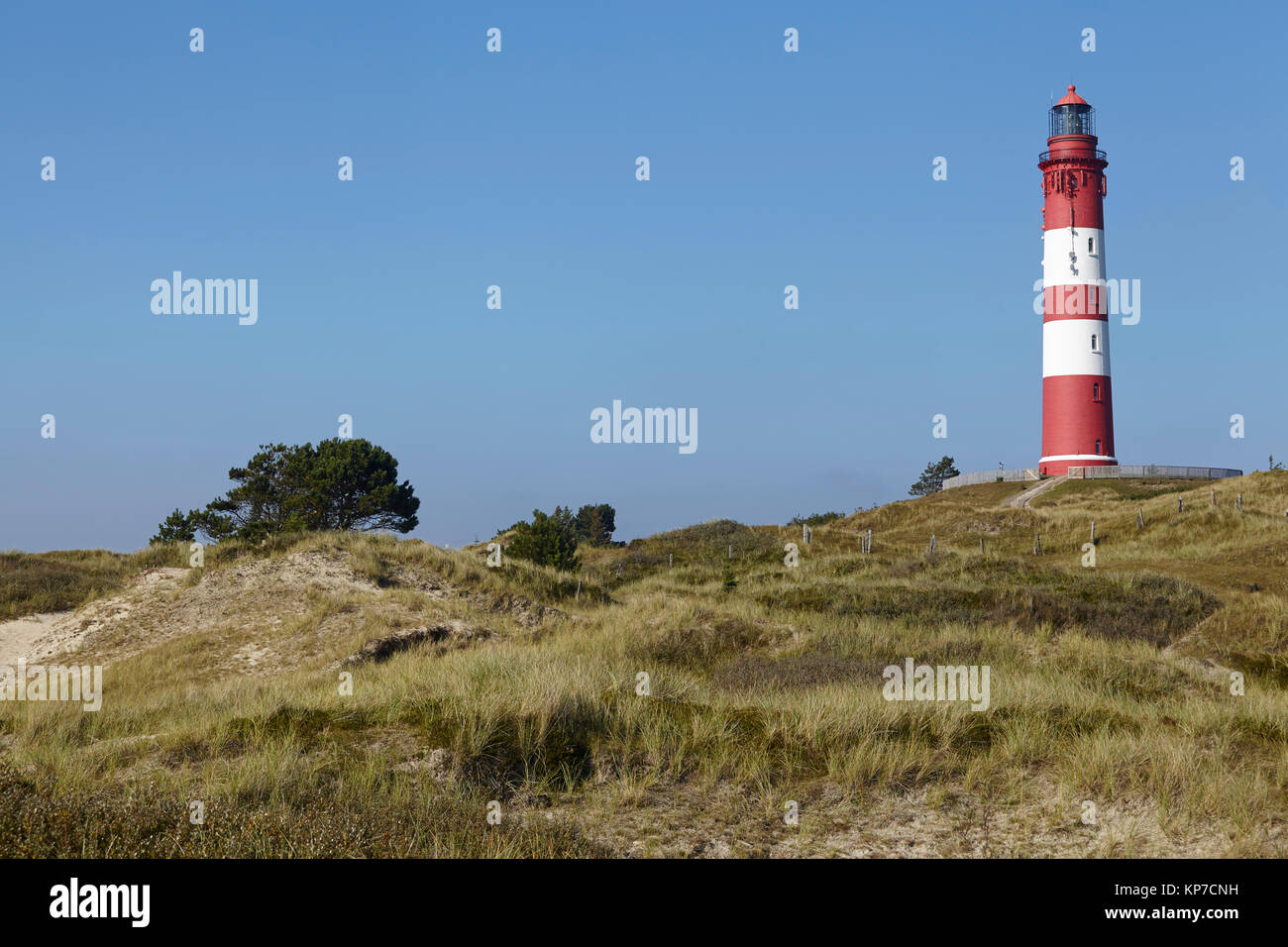 Amrum (Germany) - Lighthouse in the sand dunes Stock Photo - Alamy