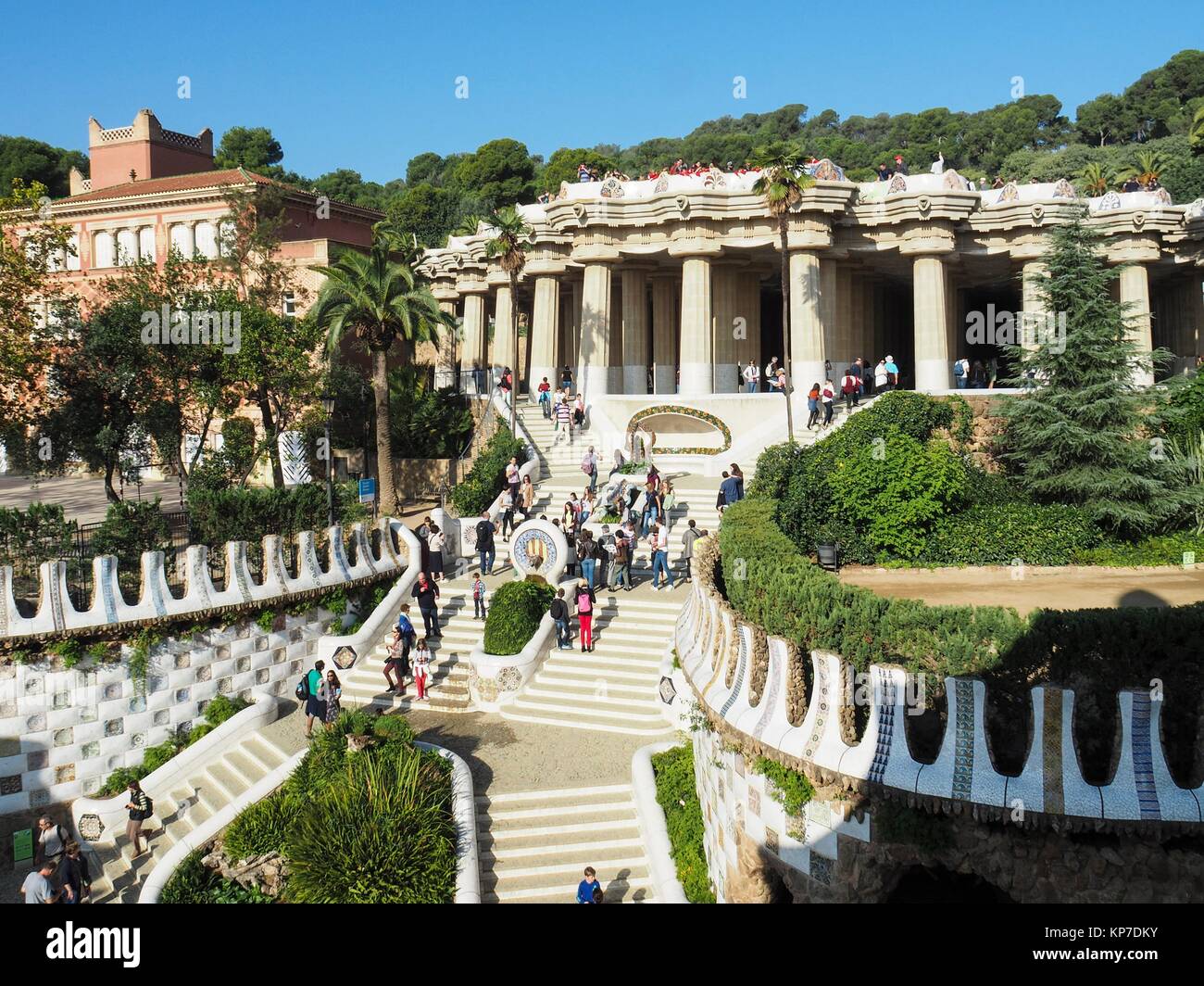 Park guell architecture hi-res stock photography and images - Alamy
