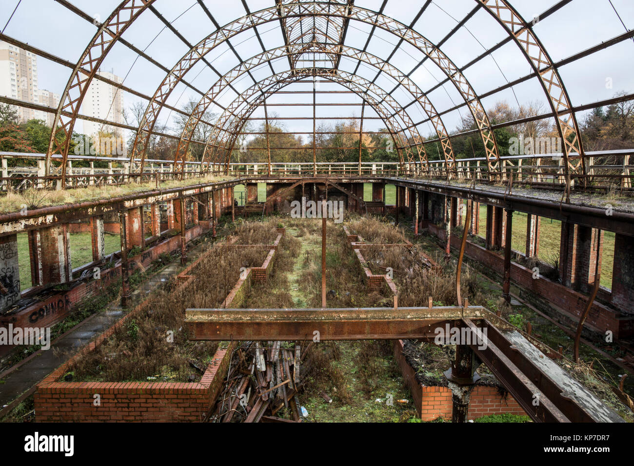 Abandoned Buildings. Scotland Stock Photo - Alamy