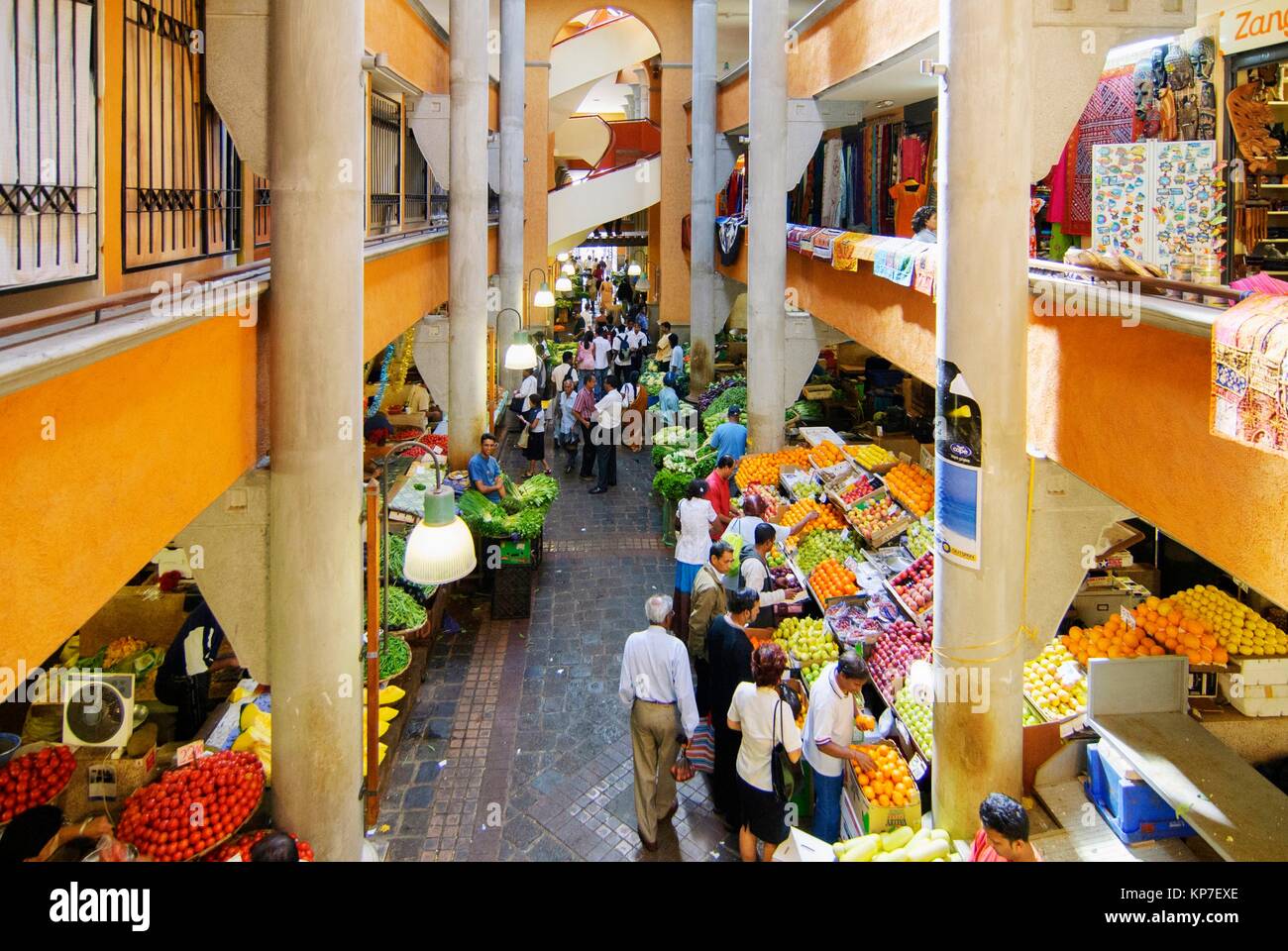 Central market in port louis hi-res stock photography and images - Alamy
