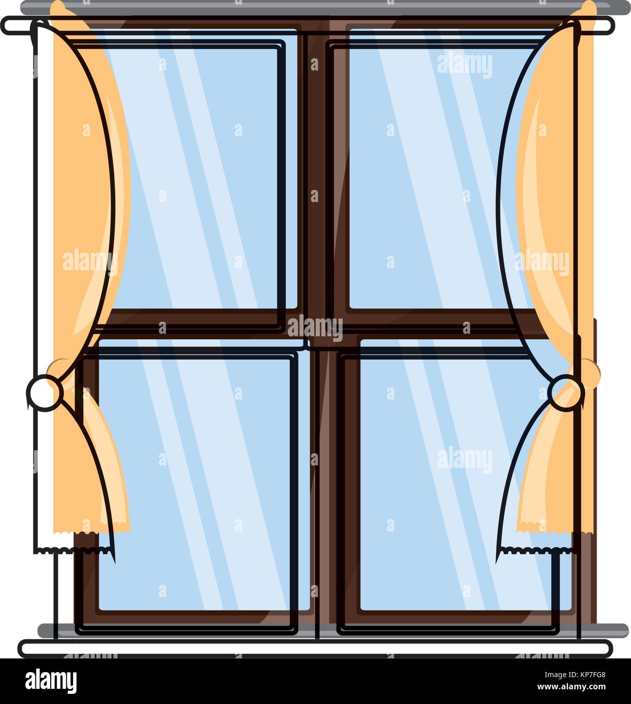 house windows design Stock Vector Image & Art - Alamy