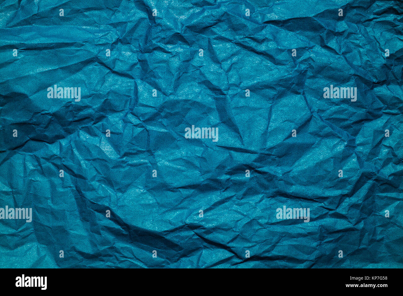 blue Crumpled paper Stock Photo - Alamy