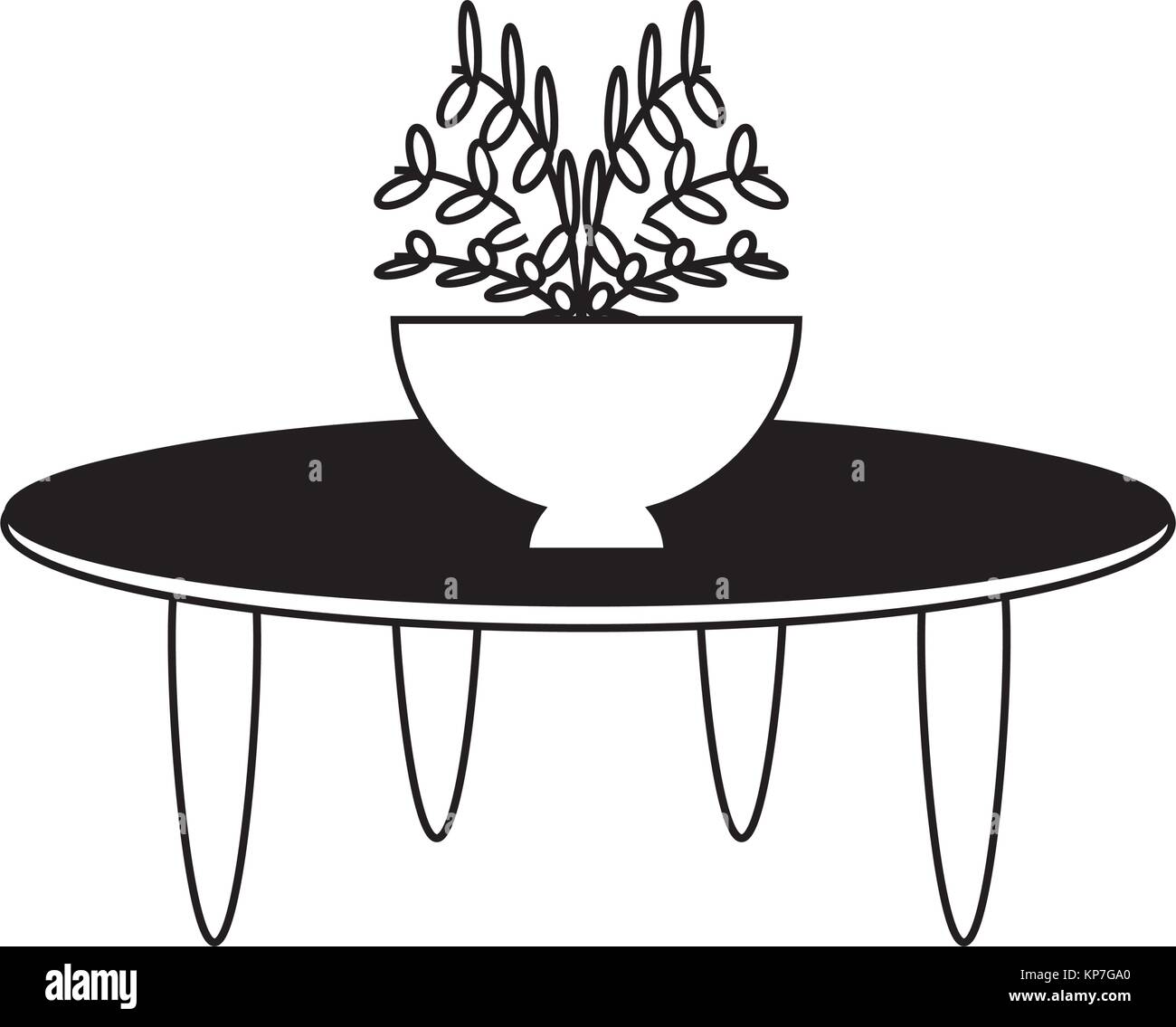 coffee table icon Stock Vector Image & Art - Alamy