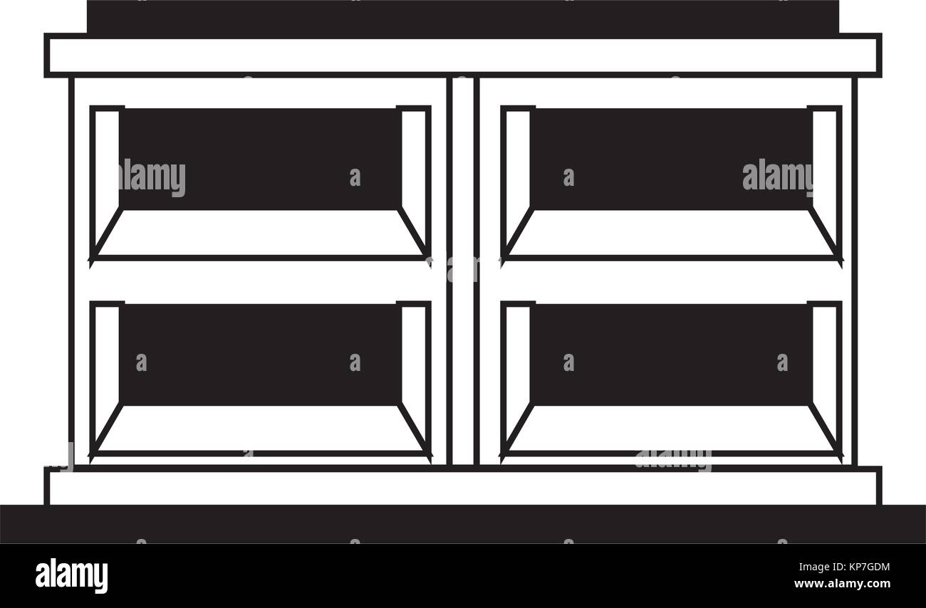 empty shelves unit icon Stock Vector Image & Art - Alamy