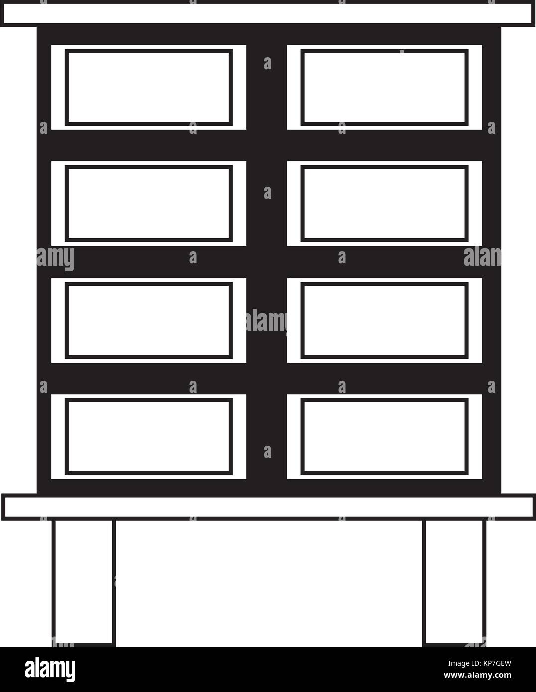 empty shelves unit icon Stock Vector Image & Art - Alamy