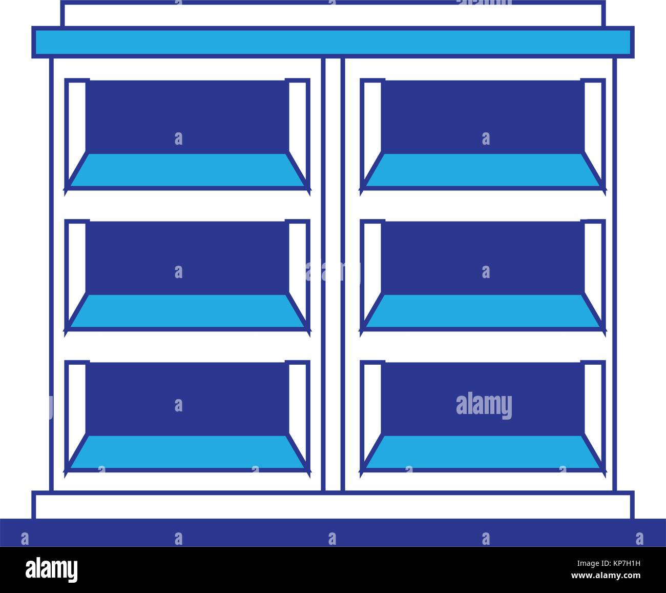 empty shelves unit icon Stock Vector Image & Art - Alamy