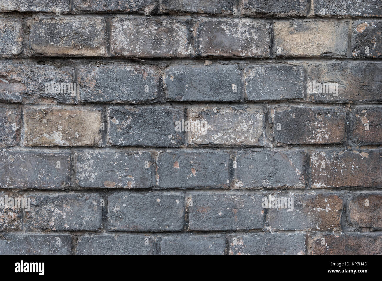 Very old grey brick wall as background or wallpaper. Brick texture and ...