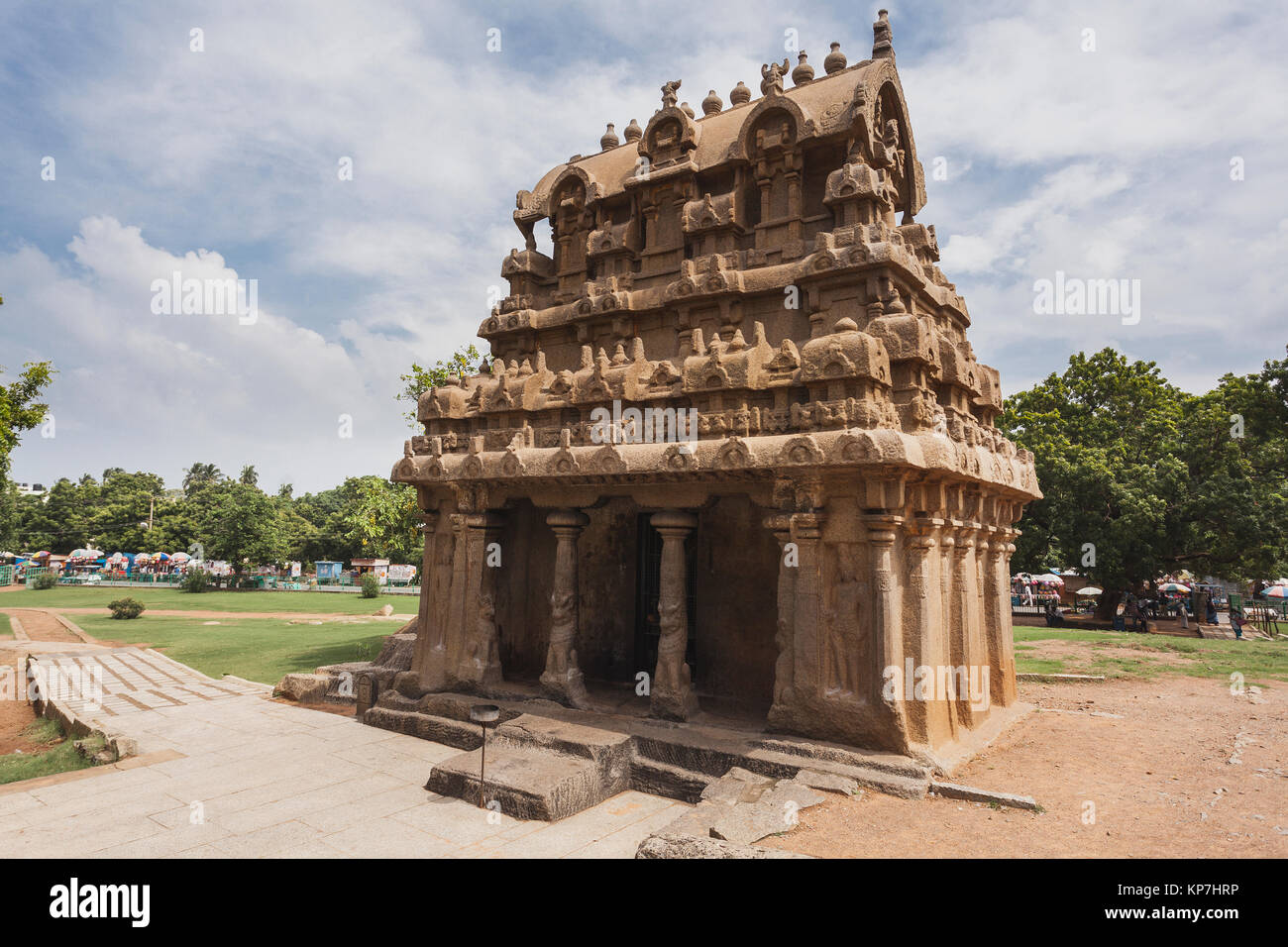 Asia, India, Tamil Nadu, Mamallapuram, Ganesha Ratha Stock Photo - Alamy