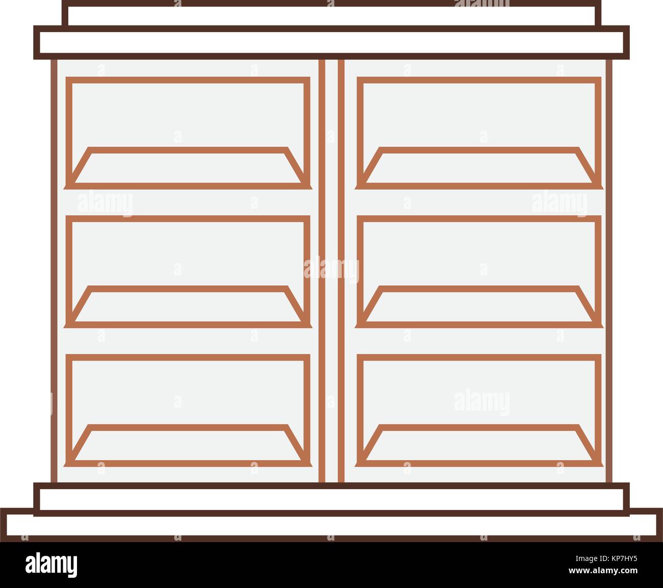 empty shelves unit icon Stock Vector Image & Art - Alamy