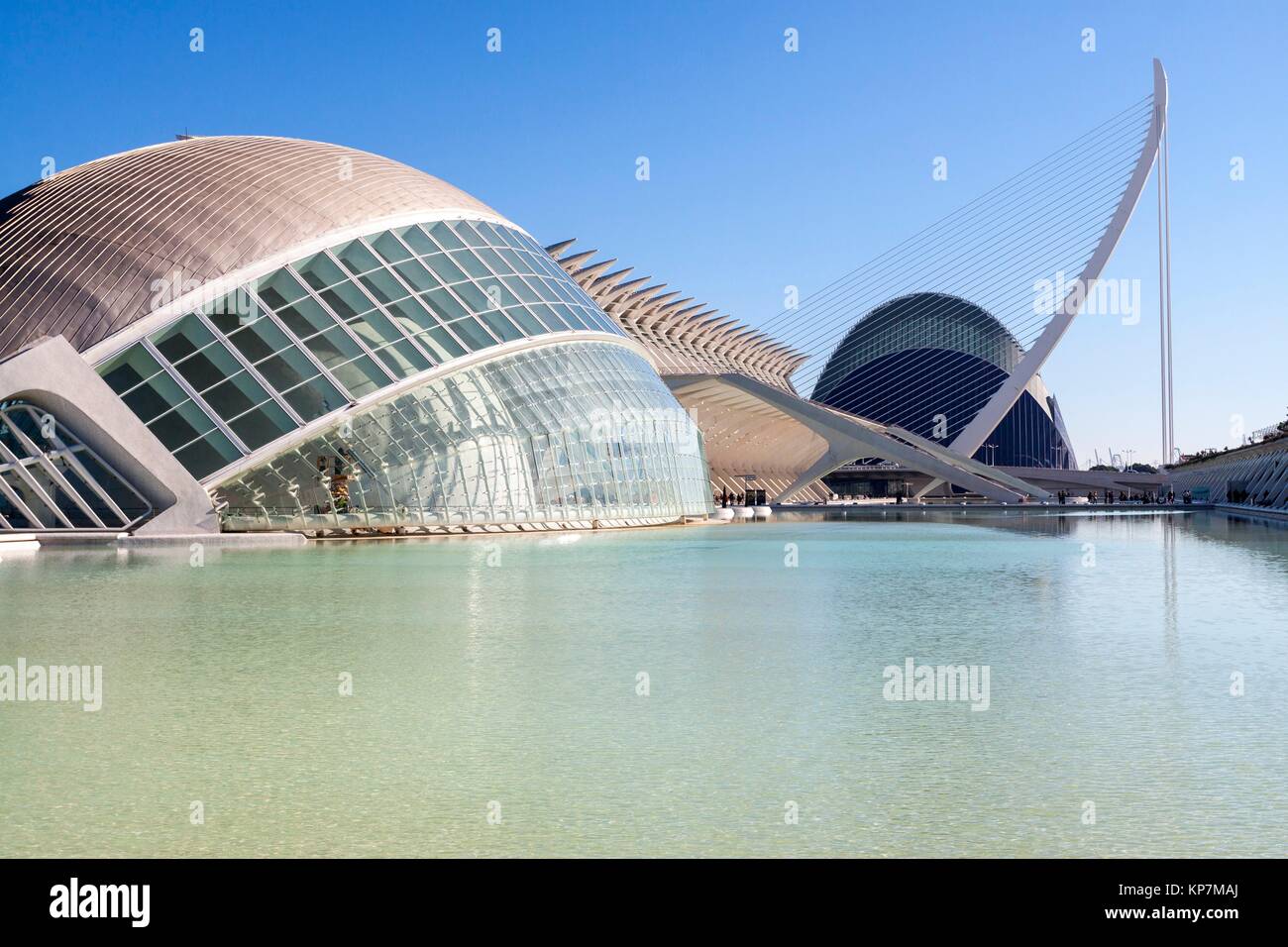 City of Arts and Sciences at sunrise. Valencia, Spain Stock Photo - Alamy