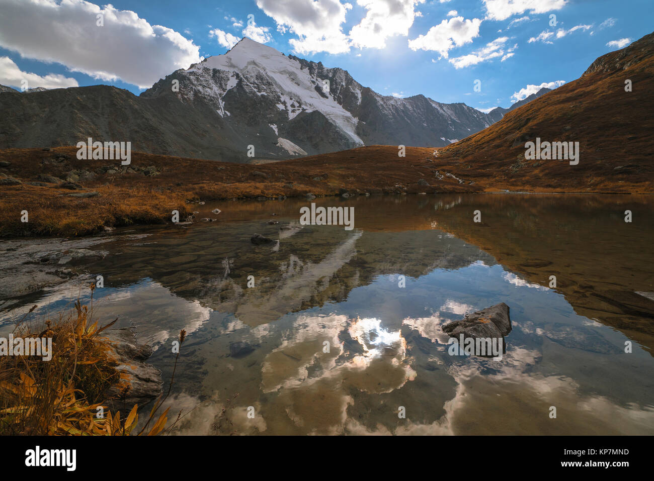 Akkem Valley in Altai Mountains Natural Park Stock Photo - Alamy