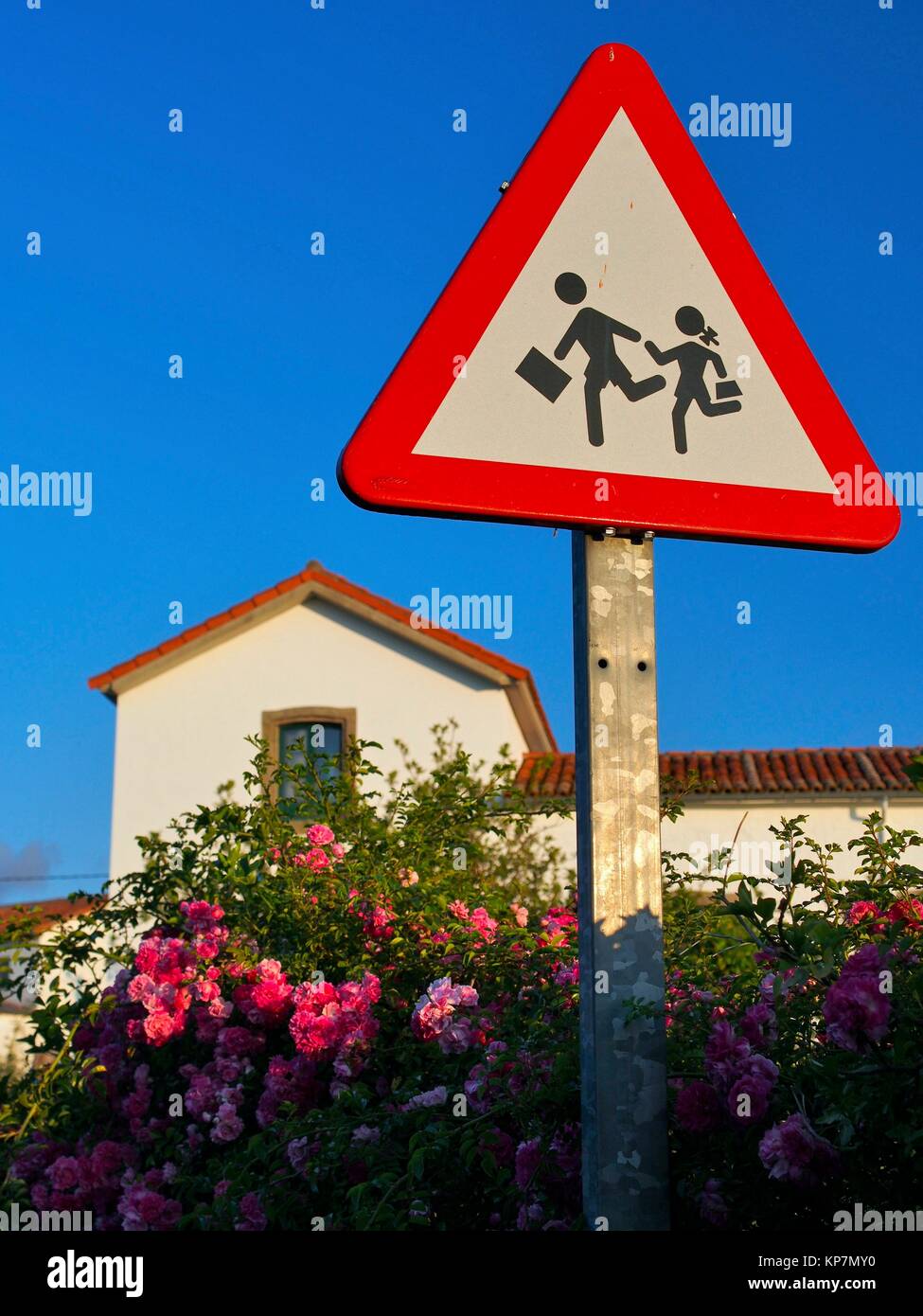 Spain town sign hi-res stock photography and images - Alamy