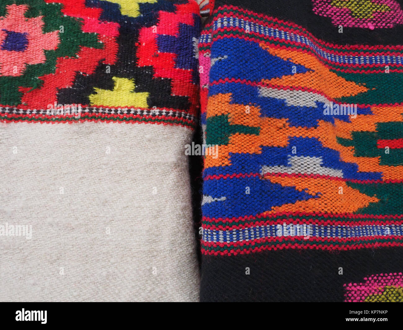 Tibetan national wool handkerchiefs with bright embroidery traditional ...