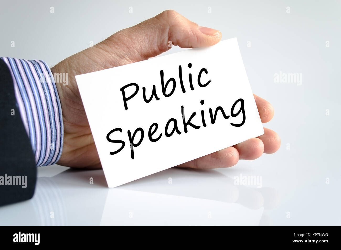 Public speaking text concept Stock Photo - Alamy