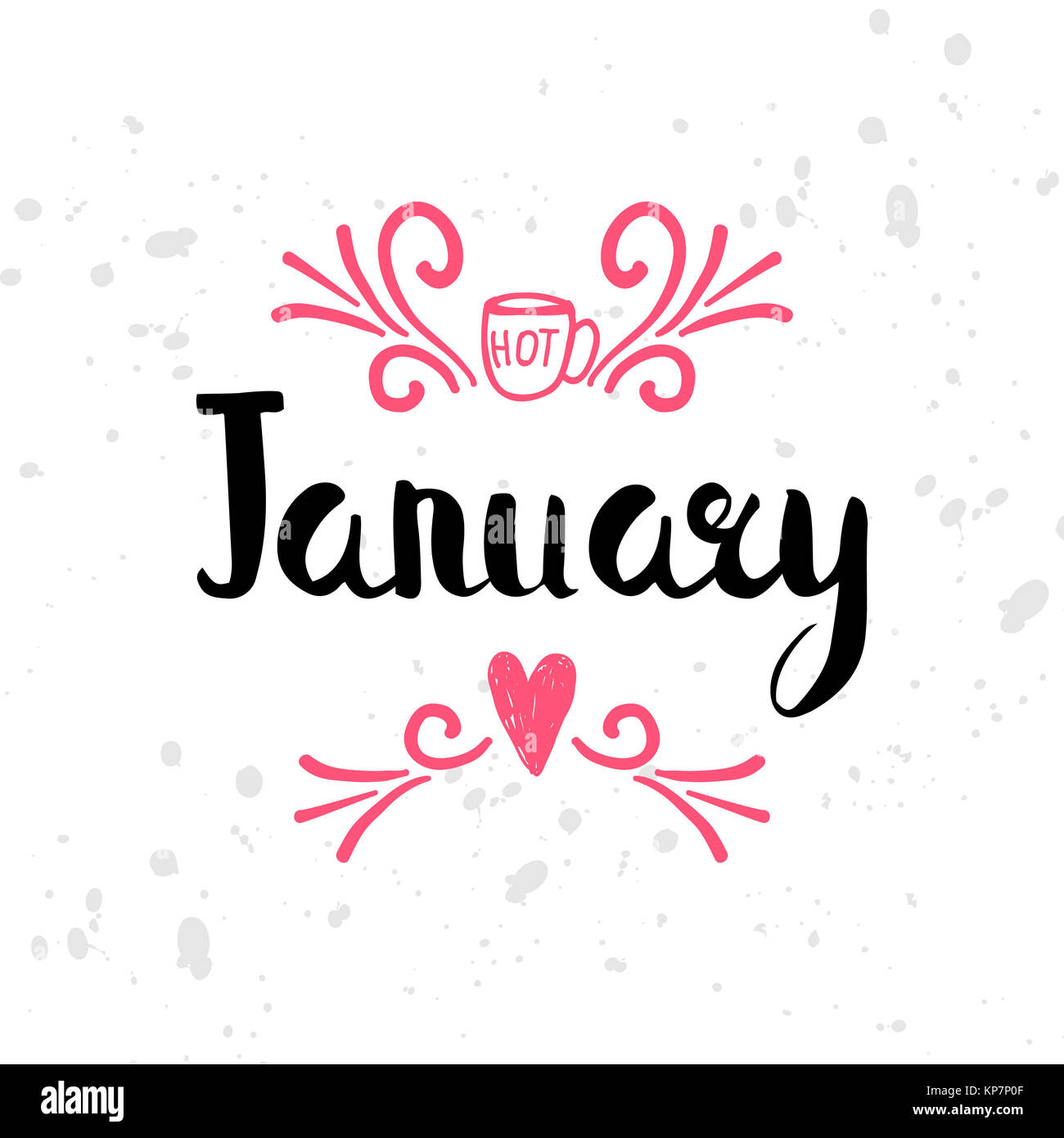 Poster print calendar Cut Out Stock Images & Pictures - Alamy