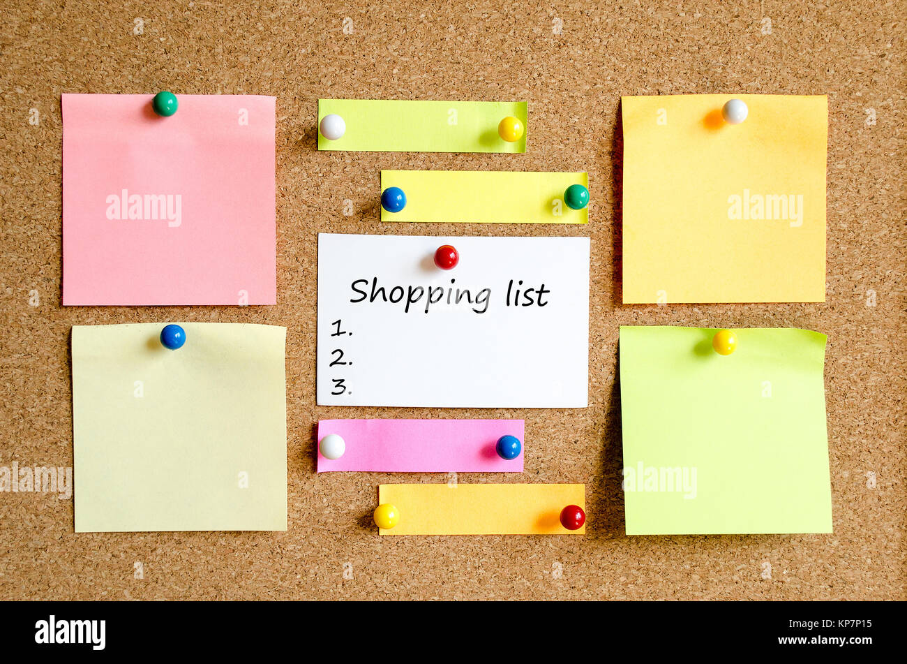 Colorful sticky notes and text concept Stock Photo - Alamy