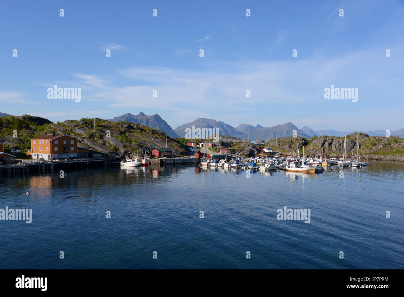 Stamsund on the Lofoten Stock Photo - Alamy